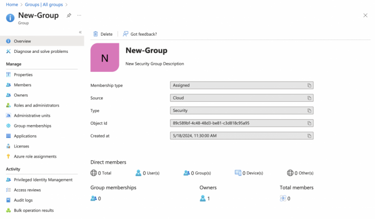 Creating Multiple Security Groups in Microsoft Entra - Andy Kemp